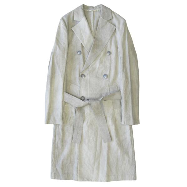 【商品名】17SS LEOPOLD BOSSERT レオポルドボザート ベルテッド トレンチ コート ジャケット ブルゾン リネン コットン サイズ46【ブランド】LEOPOLD BOSSERT レオポルドボザート【対象】メンズ【ランク】S...