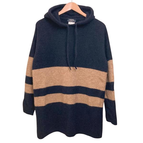 【商品名】S Max Mara エスマックスマーラ バイカラー モヘヤ ニットパーカー サイズM ネイビー ブラウン【ブランド】'S Max Mara エスマックスマーラ【対象】レディース【ランク】SA ※若干の使用感はあるが、全体的に状態...