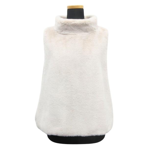 【商品名】PLAIN PEOPLE プレイン ピープル エコ ファー オフタートル ベスト ハイネック A1523FJ 200 フリーサイズ オフホワイト【ブランド】PLAIN PEOPLE プレインピープル【対象】レディース【ランク】SA...