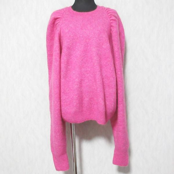 【商品名】ROTATE ロテート Birger Christensen BRINNA JUMPER コンシャススリーブ ニットセーター サイズUK14 ピンク【ブランド】ROTATE ロテート【対象】レディース【ランク】A ※使用感はあるが...