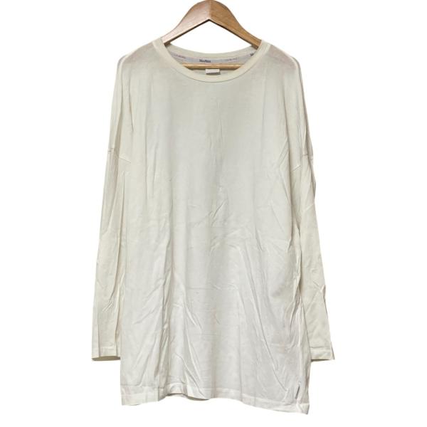【商品名】MaxMara LEISURE マックスマーラーレジャー L/S クルーネックカットソー S ホワイト【ブランド】MAX MARA マックスマーラ【対象】レディース【ランク】A ※使用感はあるが、傷や汚れの少ない商品【カラー】ホワ...