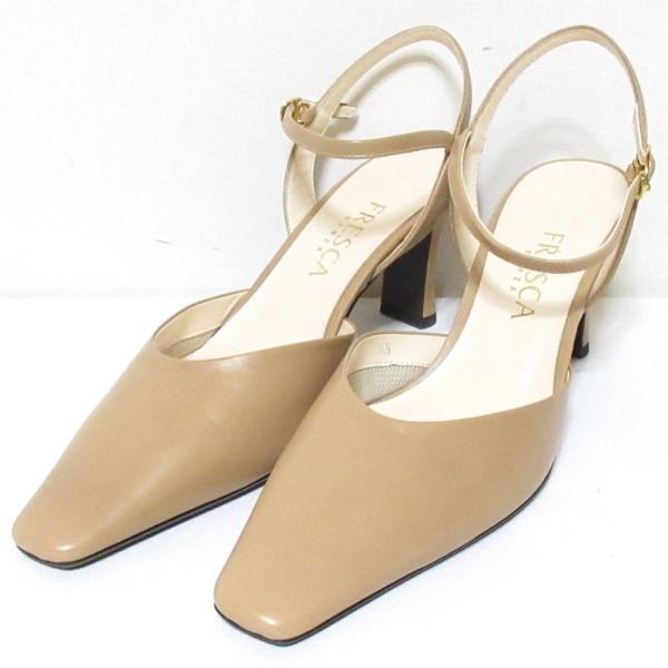 【商品名】FRESCA フレスカ 銀座ヨシノヤ レザー ストラップ パンプス サンダル 24.5cm ベージュ【ブランド】FRESCA フレスカ【対象】レディース【ランク】S ※ほとんど使用がなく、とても状態の良い商品【カラー】ベージュ【表...
