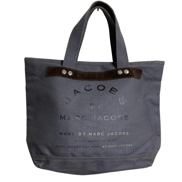 【商品名】MARC BY MARC JACOBS マークバイマークジェイコブス ロゴプリント キャンバス トートバッグ グレー【ブランド】MARC BY MARC JACOBS マークバイマークジェイコブス【対象】レディース【ランク】SA ...