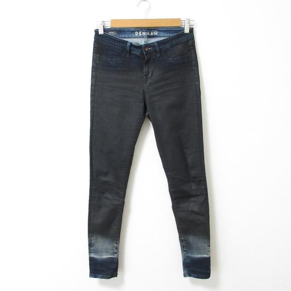 【商品名】DENHAM デンハム SPRAY SUPER TIGHT FIT candiani カンディアーニ製 ストレッチ スキニー デニムパンツ インディゴ×ブラック【ブランド】DENHAM デンハム【対象】レディース【ランク】SA ※...
