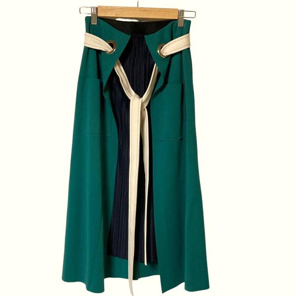 【商品名】RADIATE ラディエイト ジャージー プリーツ スカート サイズ38 グリーン 【ブランド】RADIATE  ラディエイト【対象】レディース【ランク】NS ※新品同様の商品・未使用品【カラー】グリーン 、ネイビー、ホワイト【表...