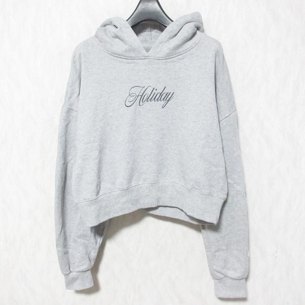 【商品名】24AW ALLISON BROWN アリソンブラウン 紗栄子 Holiday Embroidered Hoodie プルオーバー パーカー 1244TP040013 F グレー【ブランド】ALLISON BROWN アリソンブラ...