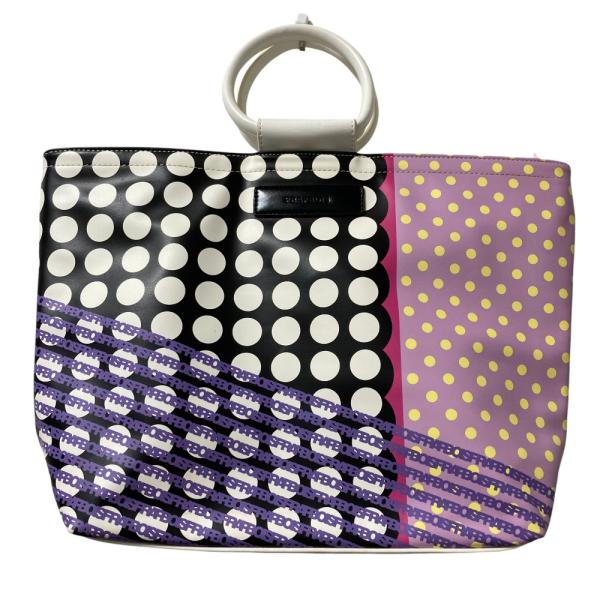 【商品名】FRAPBOIS フラボア MIX PRINTING ドット柄 2wayバッグ ハンドバッグ ショルダーバッグ マルチカラー【ブランド】FRAPBOIS フラボア【対象】レディース【ランク】A ※使用感はあるが、傷や汚れの少ない商...