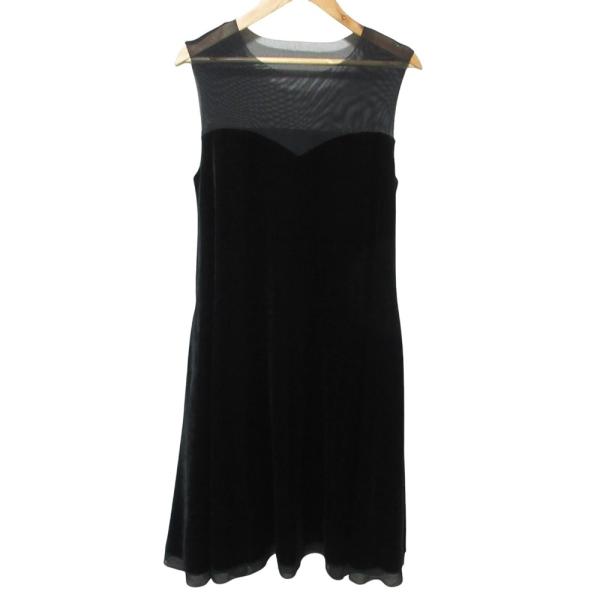 【商品名】DAISYLIN FOR FOXEY デイジーリンフォーフォクシー Velour Swing 膝丈 ノースリーブ ドレス ワンピース 06194 38 ブラック【ブランド】DAISY LIN for FOXE デイジーリン フォー...