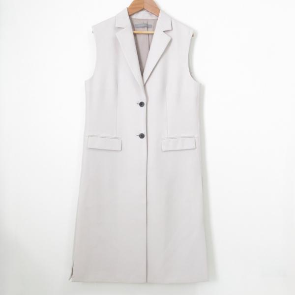 【商品名】22AW theory luxe セオリーリュクス NEW SAXONY OLIN ロングジレ ベスト 38サイズ ベージュ【ブランド】theory luxe セオリーリュクス【対象】レディース【ランク】A ※使用感はあるが、傷や...