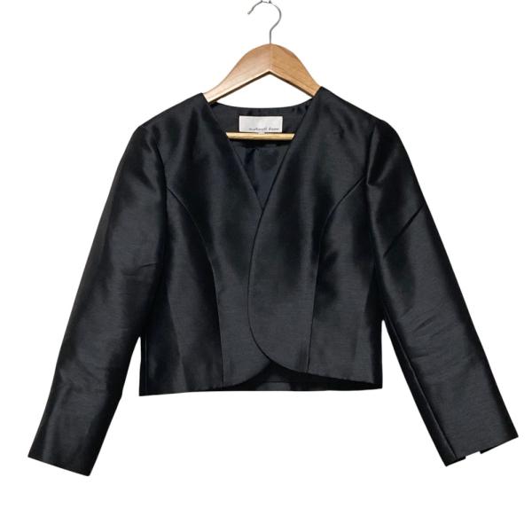 【商品名】emotionall dresses エモーショナルドレス 東京ソワール サテン ノーカラージャケット サイズ36 ブラック【ブランド】EMOTIONALL DRESSES エモーショナル ドレッシーズ【対象】レディース【ランク】...