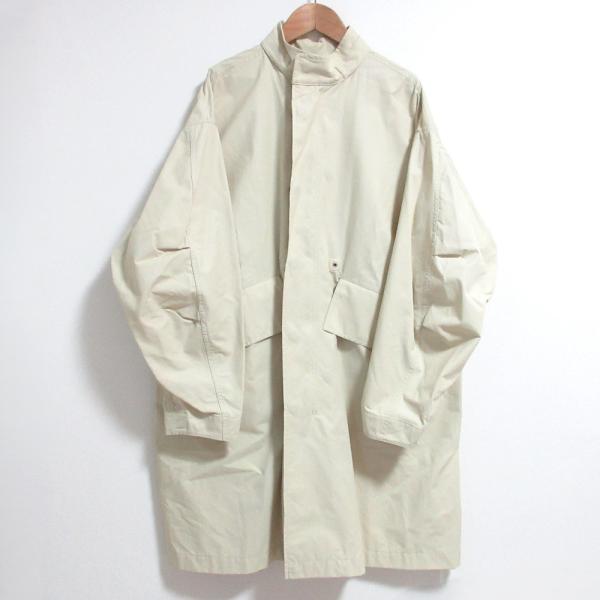 【商品名】STUDIO NICHOLSON スタジオニコルソン HECTARE テクニカルコットン オーバーサイズコート SNW-185 XSサイズ ベージュ【ブランド】STUDIO NICHOLSON スタジオニコルソン 【対象】メンズ【...