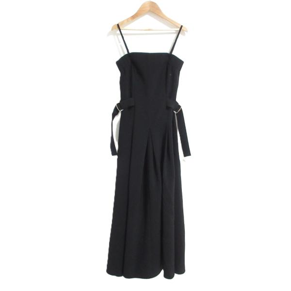 【商品名】25SS sov. ソブ ダブルスタンダードクロージング Aラインキャミソールワンピース 0301-050-251 38サイズ ブラック【ブランド】Sov. DOUBLE STANDARD CLOTHING ソブ ダブルスタンダー...