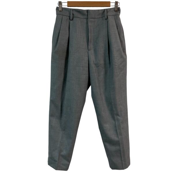 【商品名】24SS MUSE de Deuxieme Classe ミューズ ドゥーズィエムクラス VICTORIAN SURGE PT タック パンツ スラックス サイズ34 グレー【ブランド】MUSE de Deuxieme Class...
