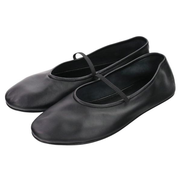 【商品名】The Row ザロウ ELASTIC BALLET メリージェーン バレエシューズ F1229 N60 サイズ37 23.5cm程度ブラック【ブランド】THE ROW ザ ロウ【対象】レディース【ランク】SA ※若干の使用感はあ...