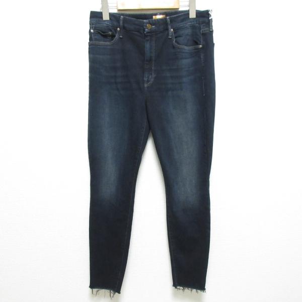 【商品名】MOTHER マザー The Looker Ankle Fray ストレッチ カットオフ スキニー デニムパンツ ジーンズ サイズ32 インディゴブルー【ブランド】mother マザー【対象】レディース【ランク】S ※ほとんど使用...