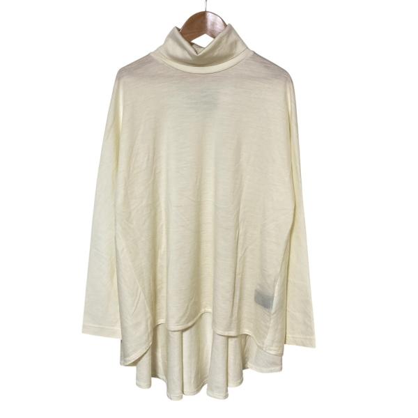 【商品名】COGTHEBIGSMOKE コグザビックスモーク ELYSE FLAIR HIGH-NECK TOP ニットカットソー オフホワイト【ブランド】COGTHEBIGSMOKE コグザビッグスモーク【対象】レディース【ランク】SA ...