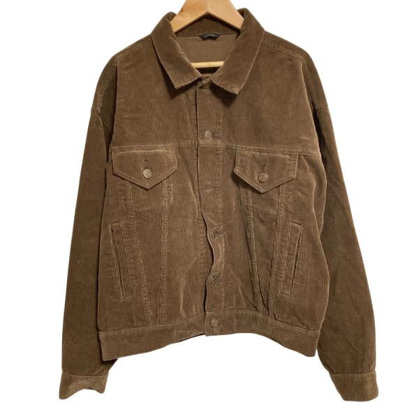 【商品名】LENO リノ CORDUROY BIG TRUCKER JACKET コーデュロイ トラッカージャケット H2002-JK003 00 ダークブラウン【ブランド】Leno リノ【対象】レディース【ランク】SA ※若干の使用感はあ...