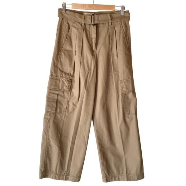 【商品名】Max Mara Weekend マックスマーラ ウィークエンド タック ワイドカーゴパンツ 513610196 サイズ38 ベージュ【ブランド】MAX MARA WEEK END マックスマーラ ウィークエンド【対象】レディース...