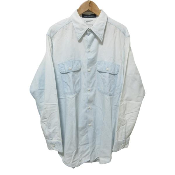 【商品名】MADISONBLUE マディソンブルー HAMPTON CHAMBRAY SHIRT 長袖 オーバーサイズシャツ MB999-5708 01 ライトブルー【ブランド】MADISONBLUE マディソンブルー【対象】レディース【ラ...