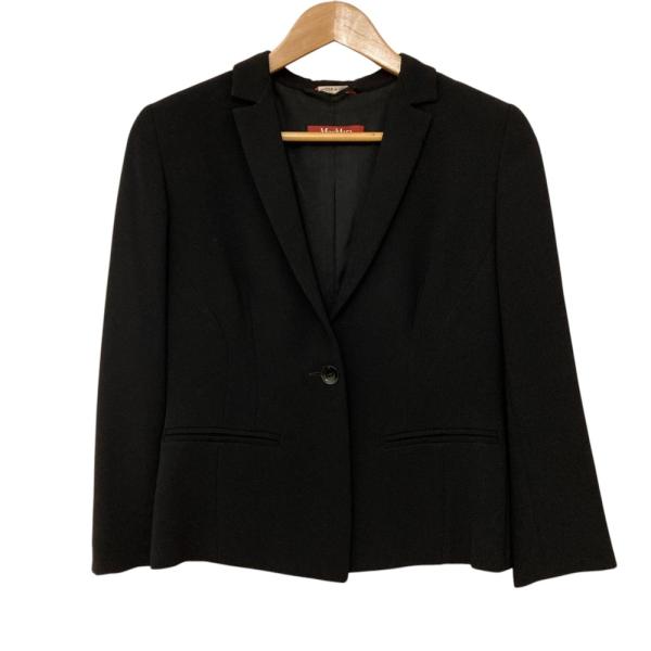 【商品名】Max Mara STUDIO マックスマーラステュディオ 1B テーラードジャケット ブレザー サイズ40 ネイビー【ブランド】Max Mara STUDIO マックスマーラ ステュディオ【対象】レディース【ランク】SA ※若干...