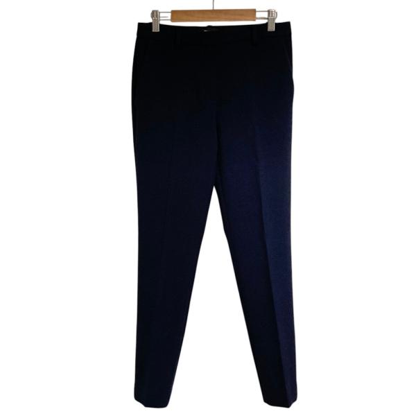 【商品名】Theory セオリー BISTRETCH DOUBLE 3 TREECA 4 J ストレッチ スラックスパンツ 00 ネイビー【ブランド】theory セオリー【対象】レディース【ランク】SA ※若干の使用感はあるが、全体的に状...
