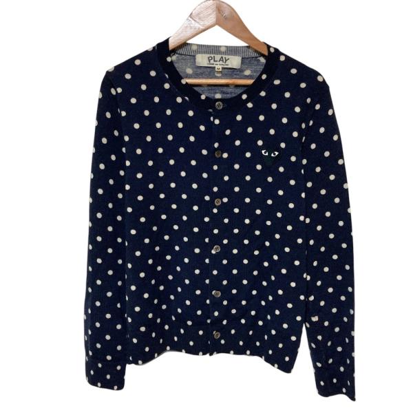 【商品名】PLAY COMME des GARCONS プレイコムデギャルソン ドット ハートロゴ カーディガン M ネイビー【ブランド】PLAY COMME des GARCONS プレイコムデギャルソン【対象】レディース【ランク】A ※...