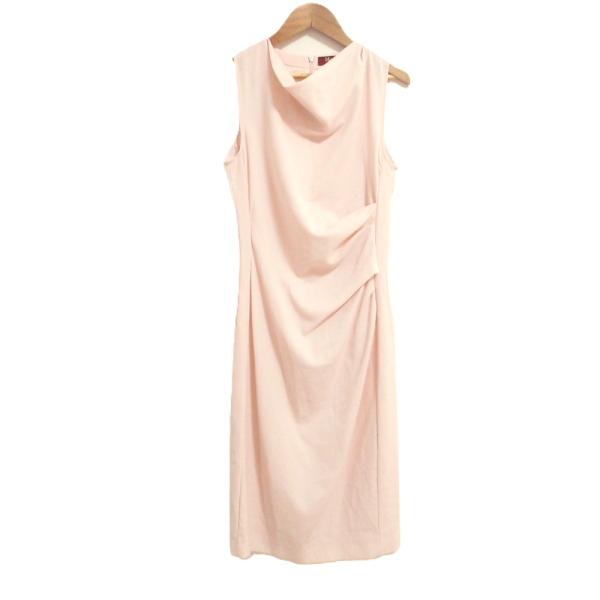 【商品名】Max Mara STUDIO マックスマーラ ノースリーブ ドレープ ドレス ひざ下丈ワンピース 38サイズ ピンク【ブランド】MAX MARA マックスマーラ【対象】レディース【ランク】A ※使用感はあるが、傷や汚れの少ない商...