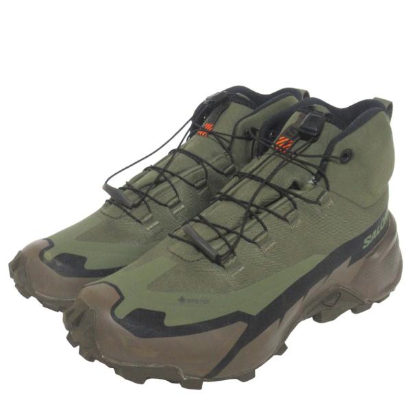 【商品名】Salomon サロモン CROSS HIKE TRACKER GTX クロスハイクトラッカー スニーカー シューズ 475964 25cm カーキ【ブランド】Salomon サロモン【対象】ユニセックス【ランク】SA ※若干の使...