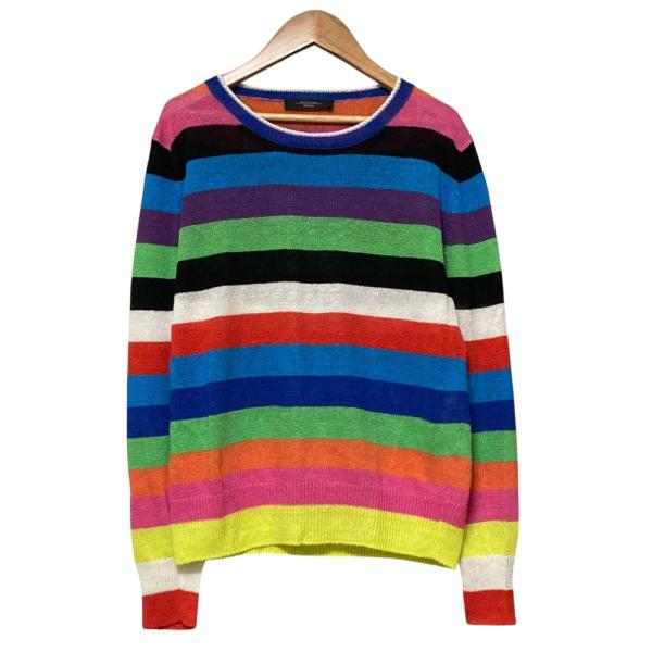 【商品名】WEEKEND Max Mara ウィークエンドマックスマーラ マルチボーダー リネンニット セーター M マルチカラー【ブランド】MAX MARA WEEK END マックスマーラ ウィークエンド【対象】レディース【ランク】SA...