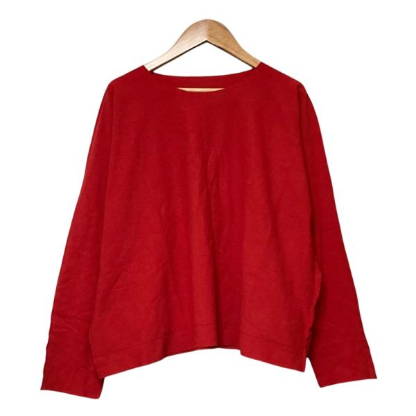 【商品名】me ISSEY MIYAKE ミーイッセイミヤケ A-POC INSIDE ロングスリーブ カットソー MI82KJ322 レッド【ブランド】ISSEY MIYAKE イッセイミヤケ【対象】レディース【ランク】A ※使用感はある...