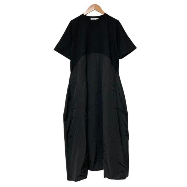 【商品名】23SS HeRIN.CYE ヘリンドットサイ Dimension dress 半袖 ロング ドッキングワンピース 530GSM33-0840 F ブラック【ブランド】HeRIN.CYE ヘリンドットサイ【対象】レディース【ランク...