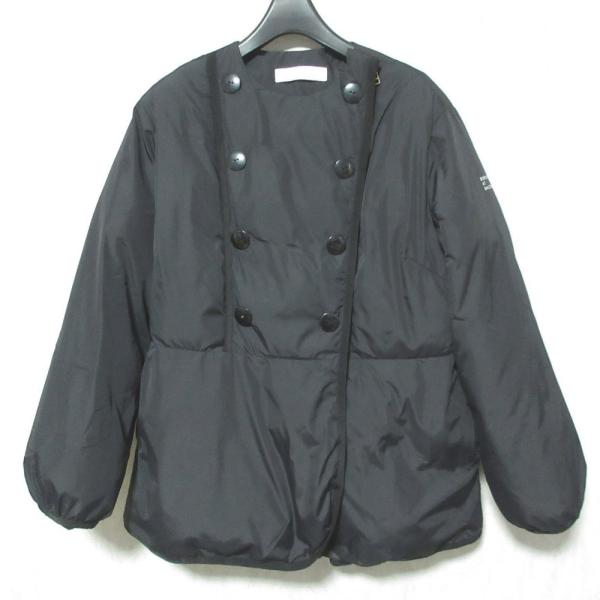 【商品名】ボーダーズアットバルコニー PADDING JACKET イリデッセント パデッド ジップ ジャケット BA2121-3B-02 サイズ36 ブラック【ブランド】BORDERS at BALCONY ボーダーズアットバルコニー【対...