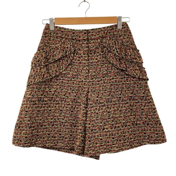 【商品名】Rene ルネ ツイード ショートパンツ サイズ36 マルチカラー【ブランド】Rene ルネ【対象】レディース【ランク】A ※使用感はあるが、傷や汚れの少ない商品【カラー】マルチカラー【表記サイズ】36【実寸サイズ】ウエスト66c...