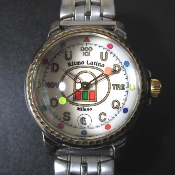 【商品名】Ritmo Latino MILANO リトモラティーノ クォーツ 3針式 カレンダー メンズウォッチ 腕時計 ホワイト文字盤【ブランド】Ritmo Latino リトモラティーノ【対象】メンズ【ランク】SA ※若干の使用感はある...