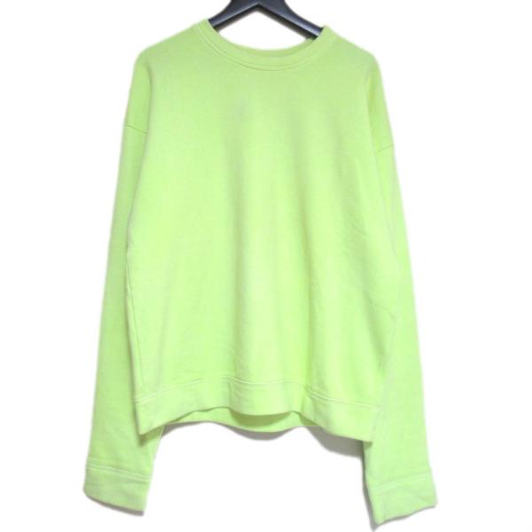 【商品名】The Elder Statesman ジエルダーステイツマン 裏起毛 長袖 スウェットシャツ トレーナー プルオーバー Sサイズ イエロー系【ブランド】The Elder Statesman ジエルダーステイツマン【対象】メンズ...