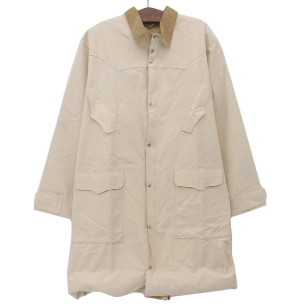 【商品名】the j peterman company ピーターマン ダスターコート コットン アウター XL アイボリー【ブランド】the j peterman company ピーターマン【対象】メンズ【ランク】SA ※若干の使用感はあ...