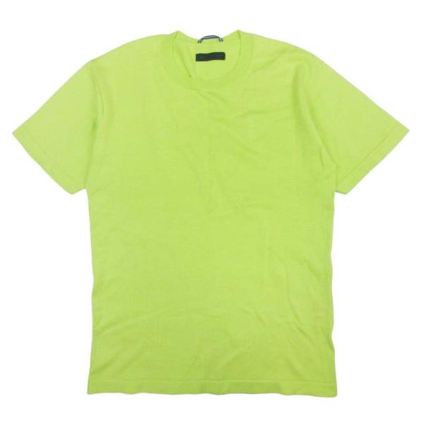 【商品名】junhashimoto ジュンハシモト KNITEE ネオンカラー ニット Tシャツ カットソー 半袖 コットン 2 蛍光 黄 イエロー【ブランド】junhashimoto ジュンハシモト【対象】メンズ【ランク】A ※使用感はあ...