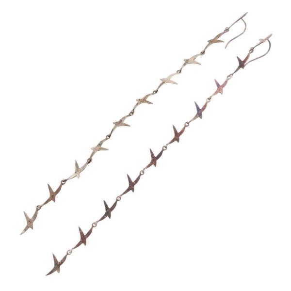 【商品名】R.ALAGAN ララガン BIRD CHAIN EARRING バード チェーン イヤリング アクセサリー ジュエリー ゴールド 重量4.3g【ブランド】R.ALAGAN ララガン【対象】レディース【ランク】B ※使用感やダメー...