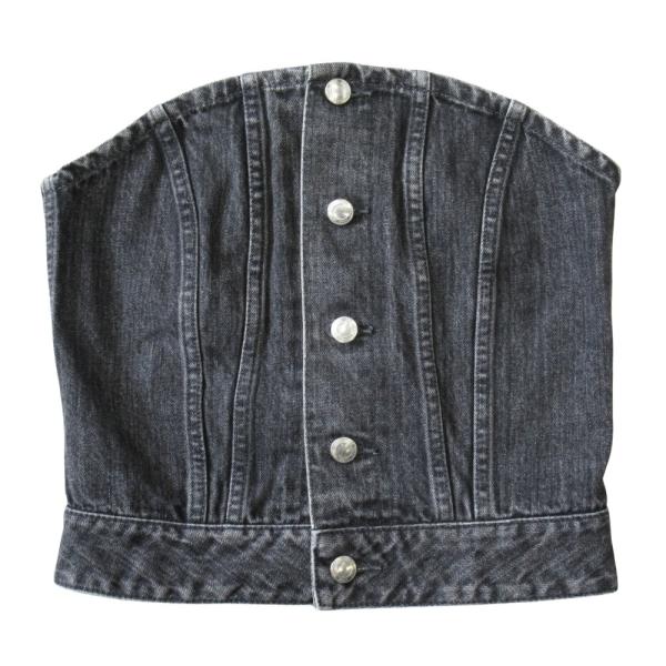 【商品名】24SS HYKE ハイク DENIM STRAPLESS TOP デニム ストラップレス トップ ビスチェ カットソー サイズ1【ブランド】HYKE ハイク【対象】レディース【ランク】NS ※新品同様の商品・未使用品【カラー】ユ...