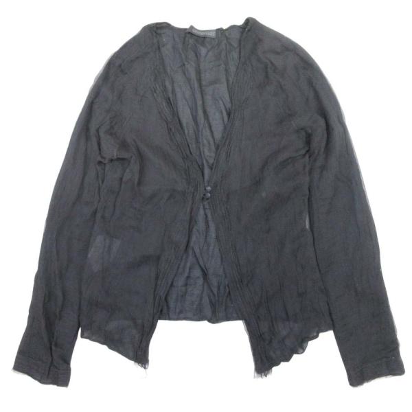 【商品名】ERMANNO SCERVINO  エルマノシェルヴィーノ 楊柳 シルク シャツ ブラウス カットソー トップス 42 黒 ブラック【ブランド】ERMANNO SCERVINO エルマンノ シェルヴィーノ【対象】レディース【ランク...