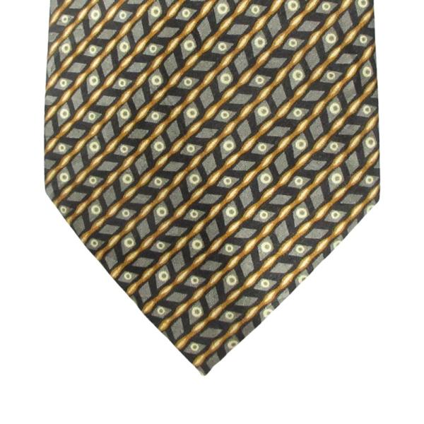 【商品名】Cortese コルテーゼ ネクタイ レギュラータイ ビジネス パーティ シルク 総柄 グレー 黒 ブラック オレンジ【ブランド】Cortese コルテーゼ【対象】メンズ【ランク】NS ※新品同様の商品・未使用品【カラー】グレー ...
