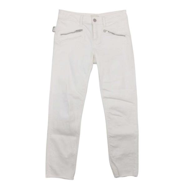 【商品名】ZADIG &amp; VOLTAIRE ザディグエヴォルテール Ava カットオフ デニム パンツ ジーンズ ジーパン Gパン 24 白 ホワイト【ブランド】ZADIG&amp;VOLTAIRE ザディグエヴォルテール【対象】レ...
