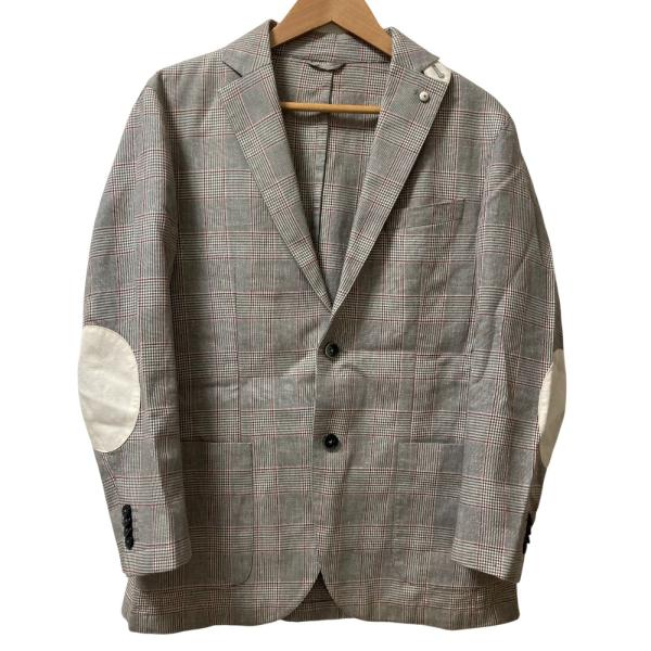 【商品名】L.B.M.1911 エルビーエム1911 ルビアム エルボーパッチ テーラードジャケット サイズ48 グレー系【ブランド】L.B.M. 1911 エルビーエム【対象】メンズ【ランク】SA ※若干の使用感はあるが、全体的に状態の良...