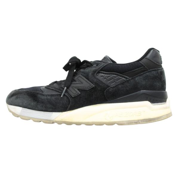 【商品名】17AW NEW BALANCE ニューバランス M998NJ スニーカー シューズ 靴 ローカット 25.5cm 黒 ブラック【ブランド】NEW BALANCE ニューバランス【対象】メンズ【ランク】A ※使用感はあるが、傷や汚...