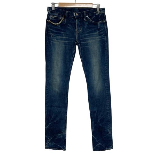 【商品名】HYSTERIC GLAMOUR ヒステリックグラマー KINKY スタッズ ローライズ スキニーデニムパンツ サイズS インディゴ【ブランド】HYSTERIC GLAMOUR ヒステリックグラマー【対象】レディース【ランク】SA...