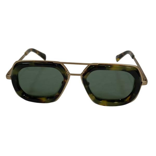 【商品名】DRIES VAN NOTEN ドリスヴァンノッテン LINDA FARROW サングラス 5357 DVN/173/3 48□19 145 カーキ マルチカラー【ブランド】DRIES VAN NOTEN ドリスヴァンノッテン【対...