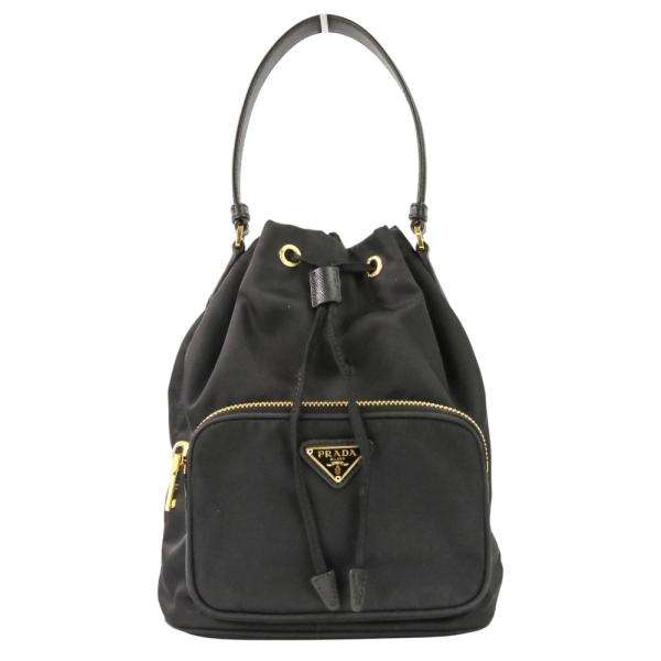 【商品名】PRADA プラダ デュエット 巾着 ナイロンバッグ ハンドバッグ ショルダーバッグ 1BH038 ブラック【ブランド】PRADA プラダ【対象】レディース【ランク】A ※使用感はあるが、傷や汚れの少ない商品【カラー】ブラック【実...