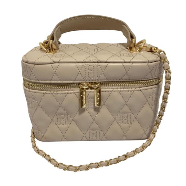 【商品名】25SS Her lip to ハーリップトゥ Monogram Quilted Vanity Bag バニティバッグ ピンクベージュ【ブランド】Herlipto ハーリップトゥ【対象】レディース【ランク】NS ※新品同様の商品・...