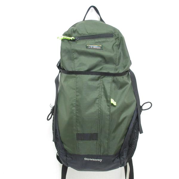 【商品名】L.L.Been エルエルビーン STOWAWAY バックパック リュック カーキ【ブランド】L.L.Bean エルエルビーン【対象】ユニセックス【ランク】A ※使用感はあるが、傷や汚れの少ない商品【カラー】カーキ【実寸サイズ】高...