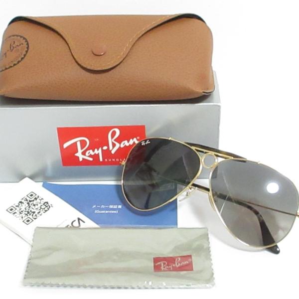 【商品名】Ray-Ban レイバン シューター サングラス RB3138 ゴールドカラーフレーム【ブランド】Ray-Ban レイバン【対象】メンズ【ランク】A ※使用感はあるが、傷や汚れの少ない商品【カラー】ゴールドカラーフレーム【実寸サイ...
